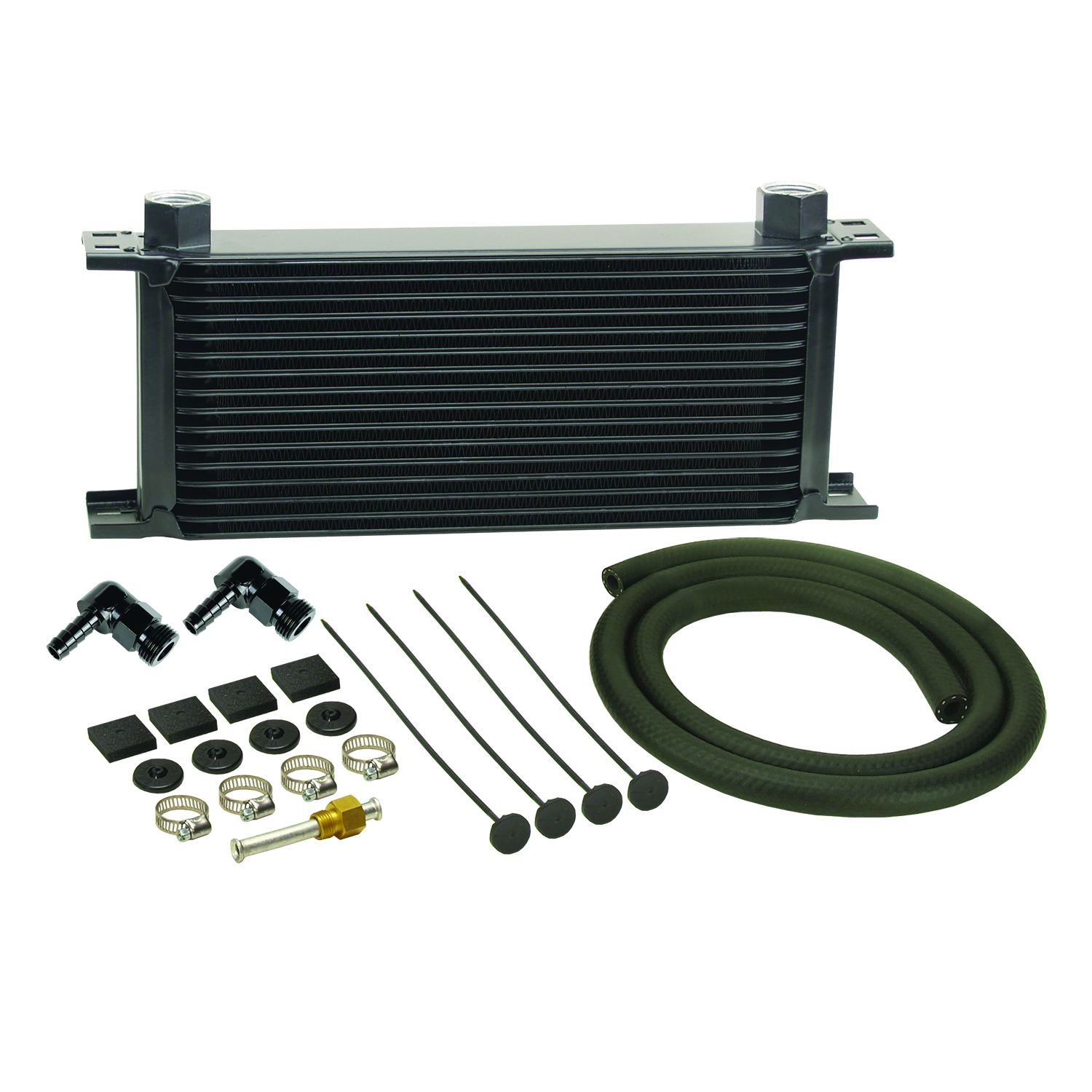 16 Row Stack Plate Transmission Cooler Kit 90 Degree Swivel Fitting ...